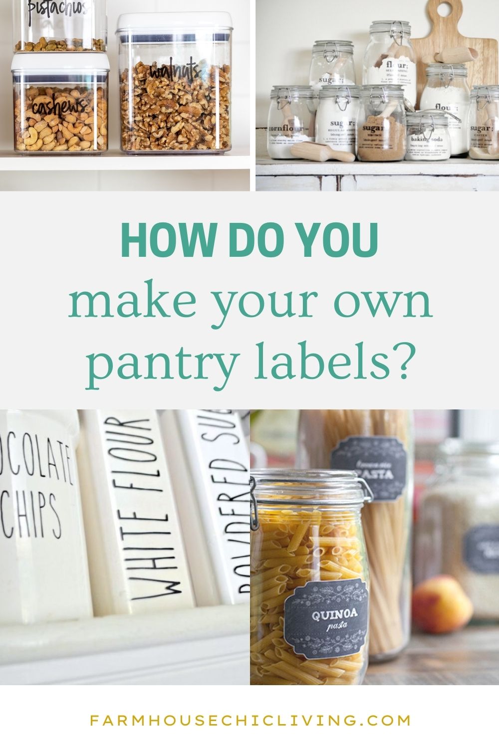 Best Farmhouse Pantry Labels and Ideas