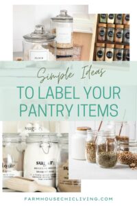 Best Farmhouse Pantry Labels and Ideas