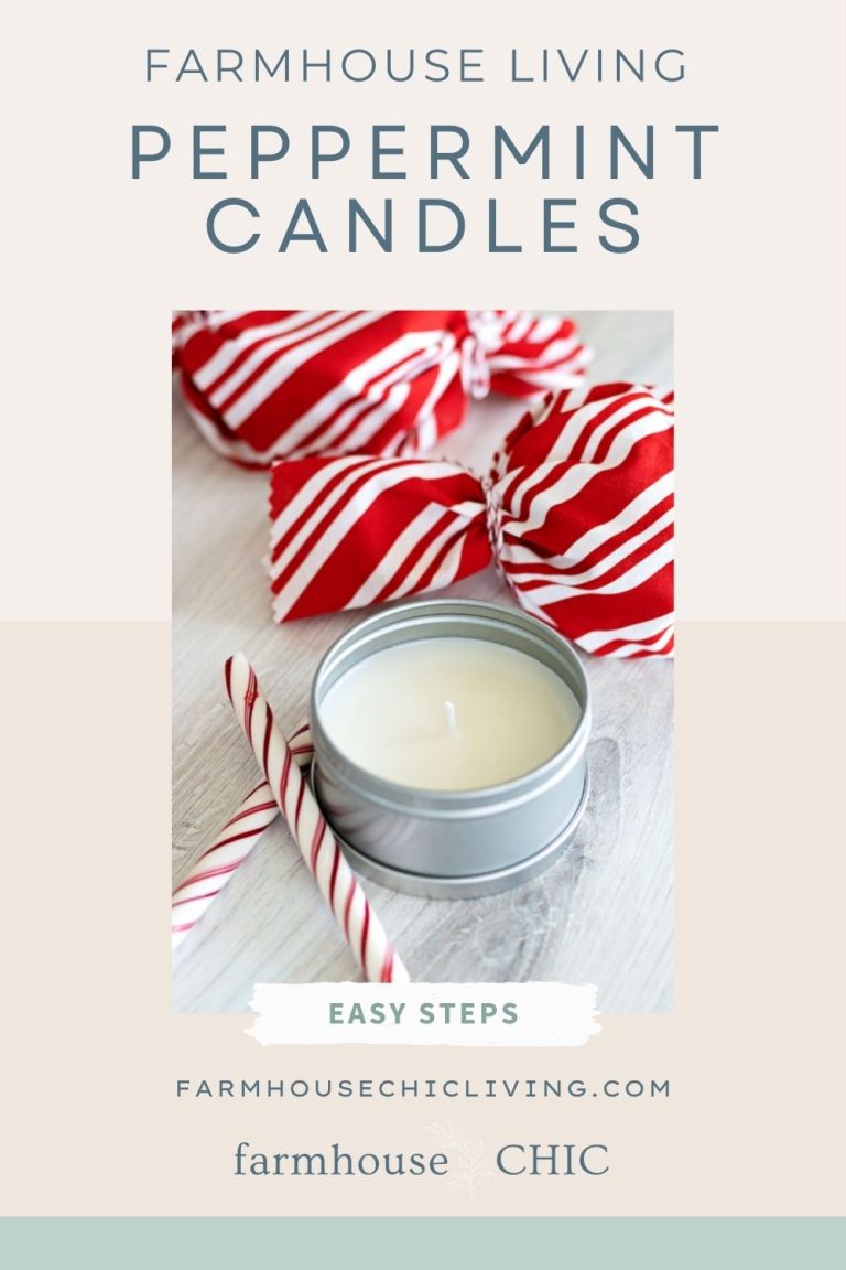 DIY Peppermint Candles With A Twist